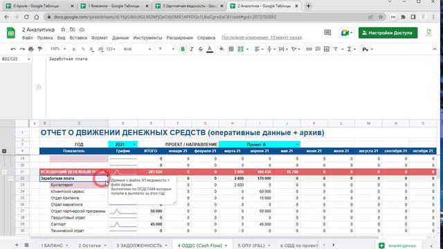 видео как заполнять ОПУ, ОДДС