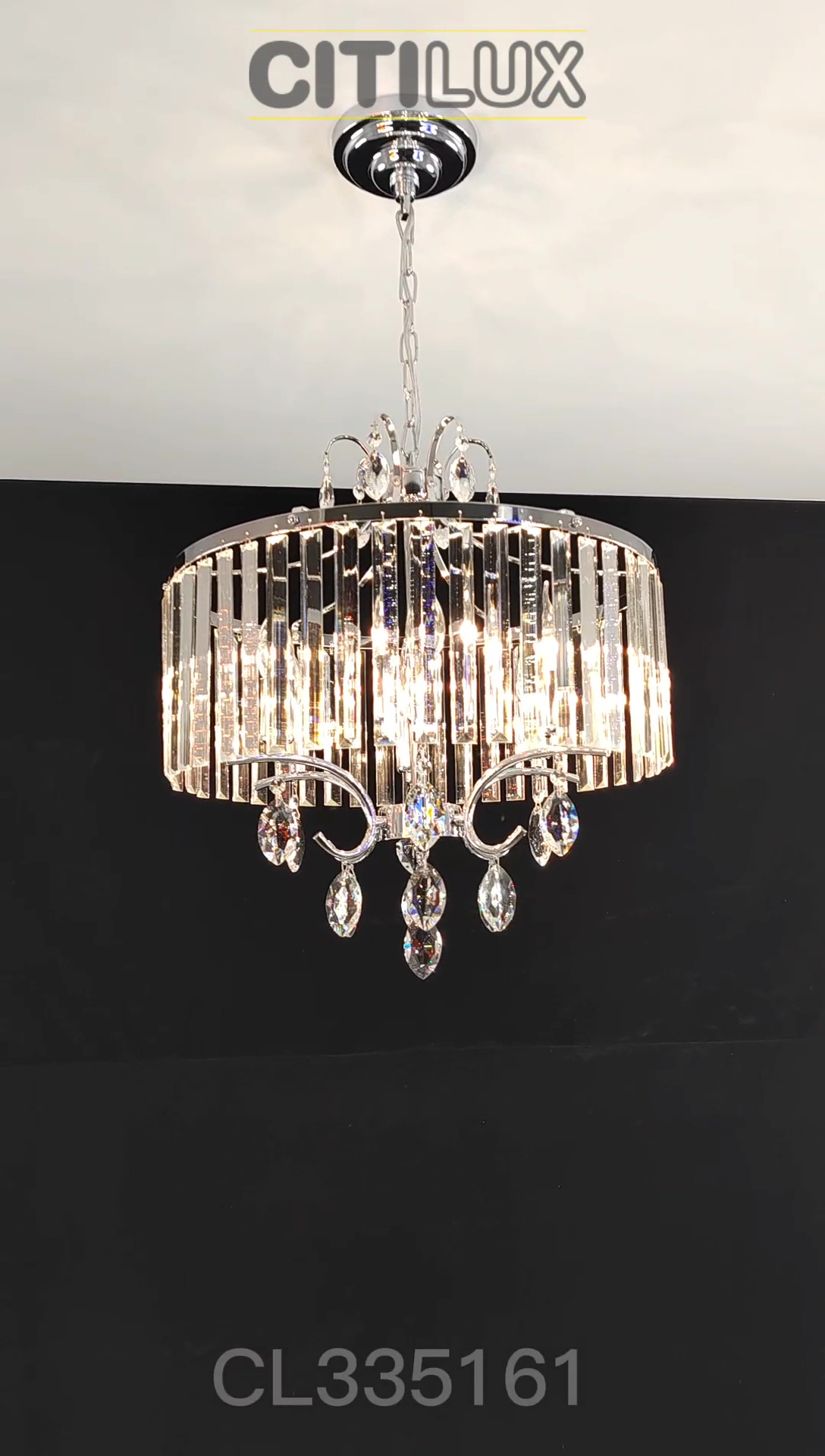 Citilux Инга CL335161 Люстра хрустальная подвесная