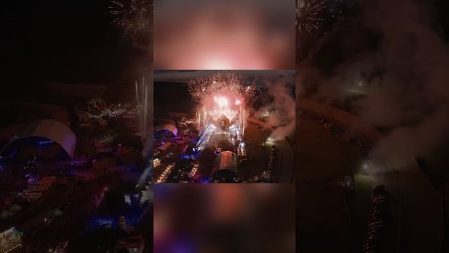 Финал музыкального фестиваля в Майами #shorts #музыка #фестиваль #шоу #салют