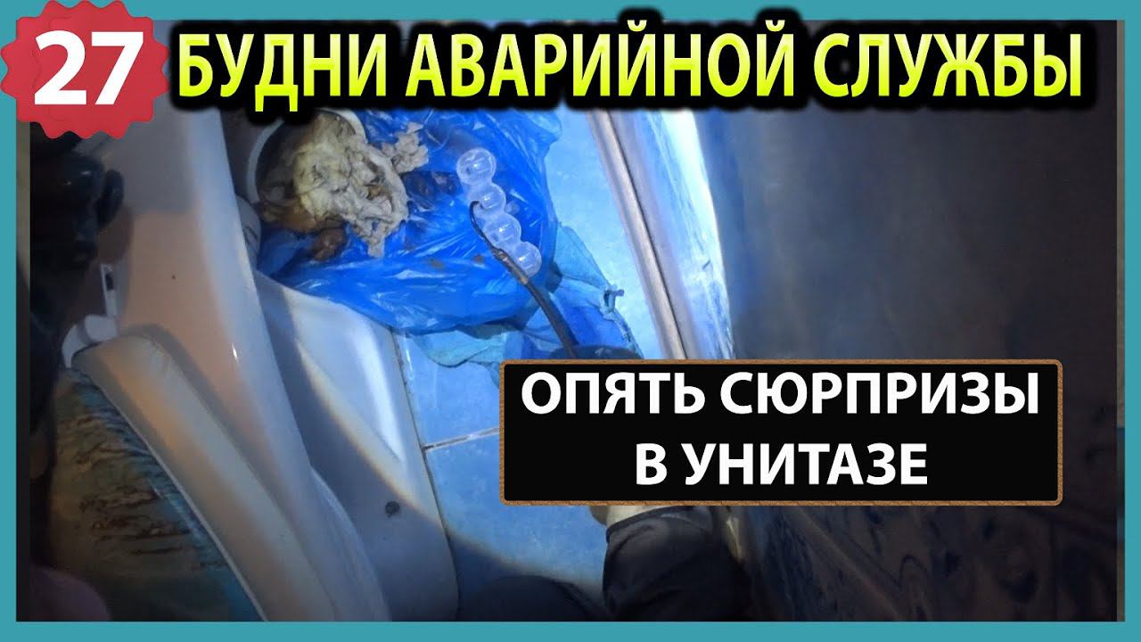 №27. Очередные сюрпризы в унитазах | текут приборы отопления | течь стояков воды |топит с кровли
