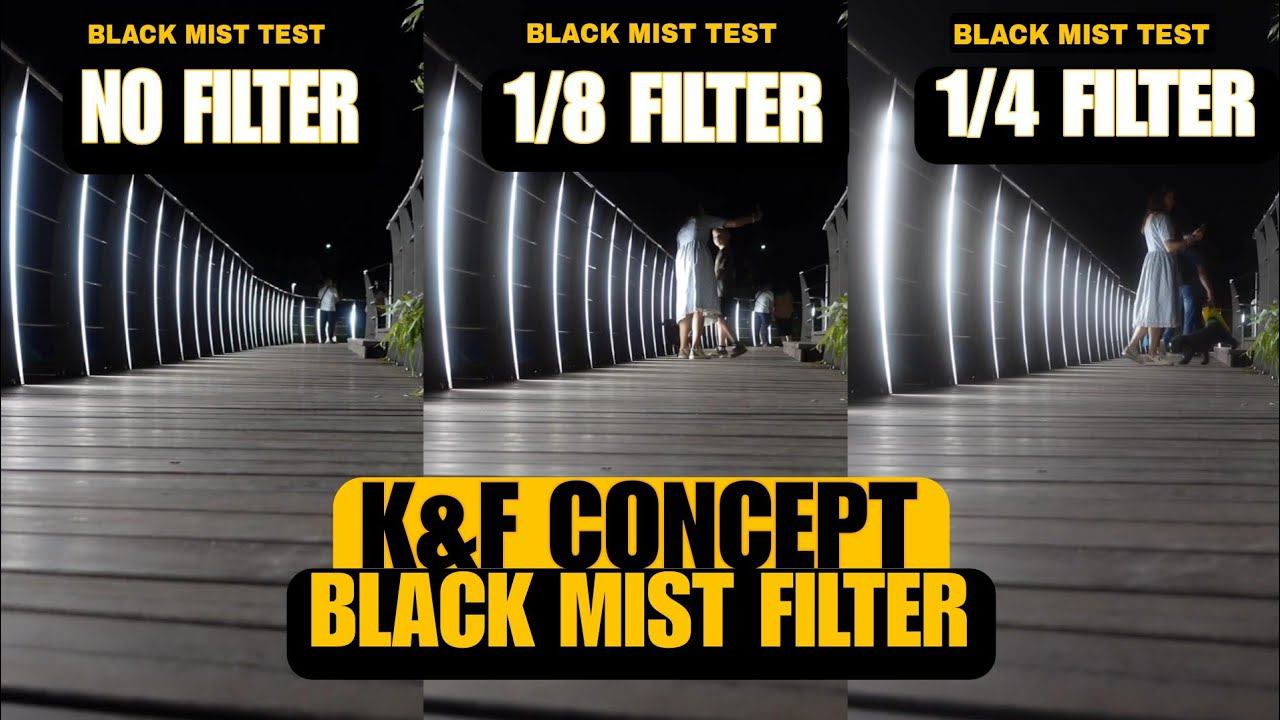 K&F CONCEPT BLACK MIST FILTER NANO-X PRO 1/8,1/4