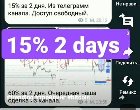 ???Инвестиций трейдинг онлайн 15 %за 2 дня 1.mp4 #инвестиций