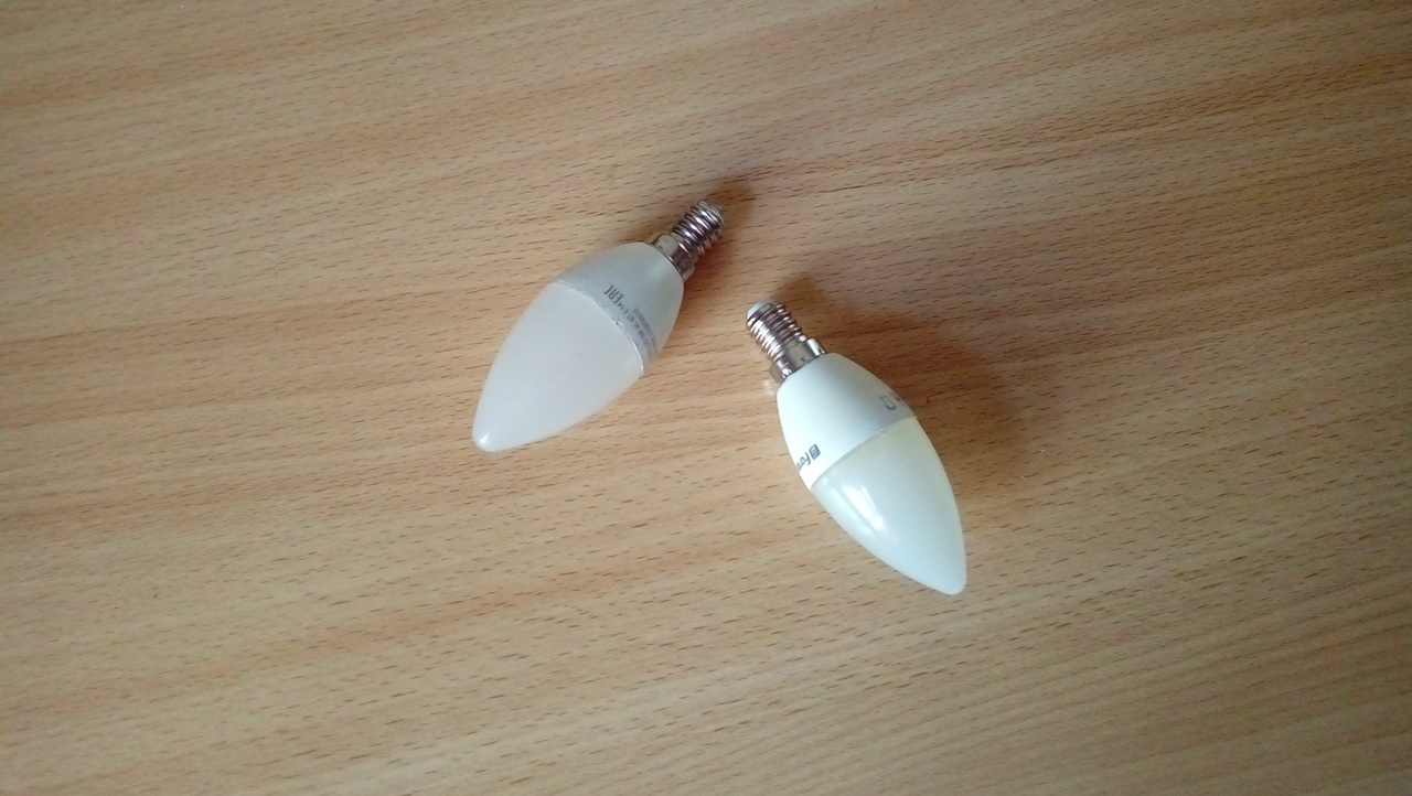 Разборка и ремонт светодиодных ламп LED типа «миньон»-«свеча»