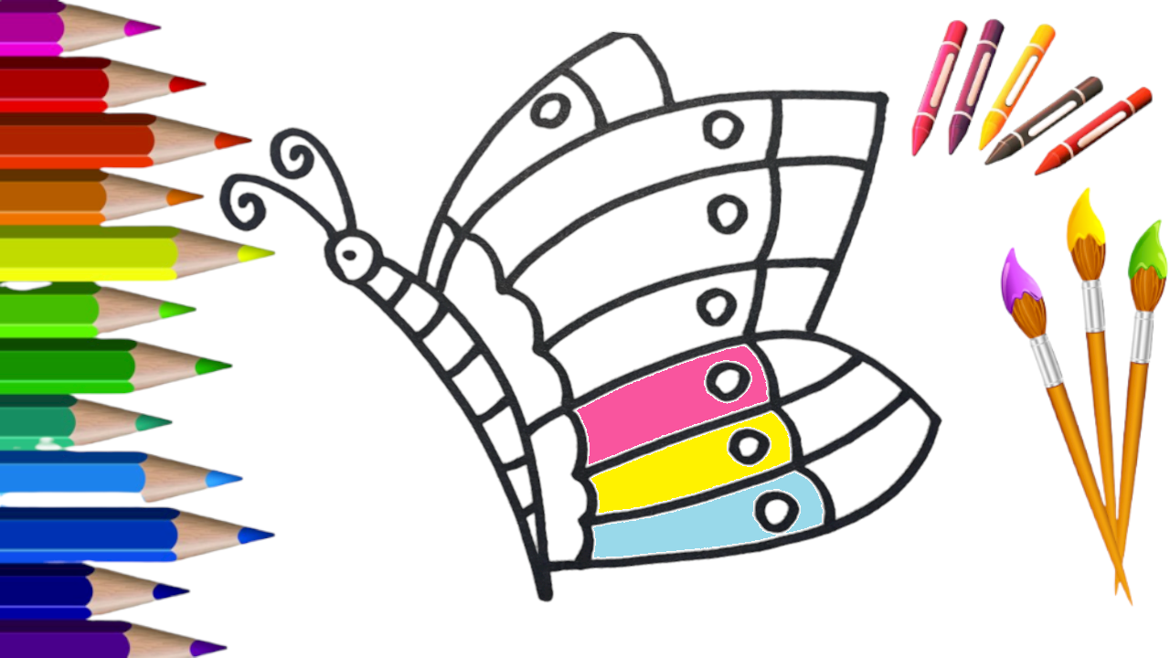 Как нарисовать Бабочку. Простые рисунки