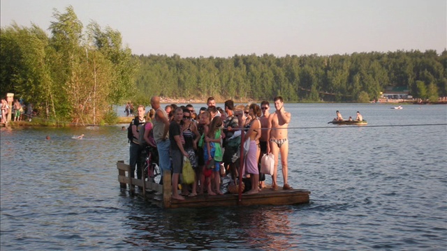 Большой Люберецкий карьер БЛК, прибытие парома