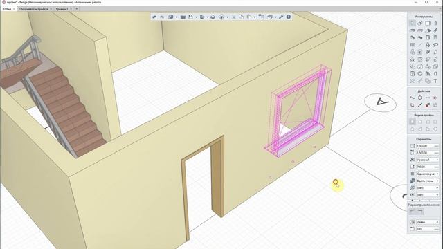 09. Renga. Обучение. Окна. Двери. Фундаменты. Пластины