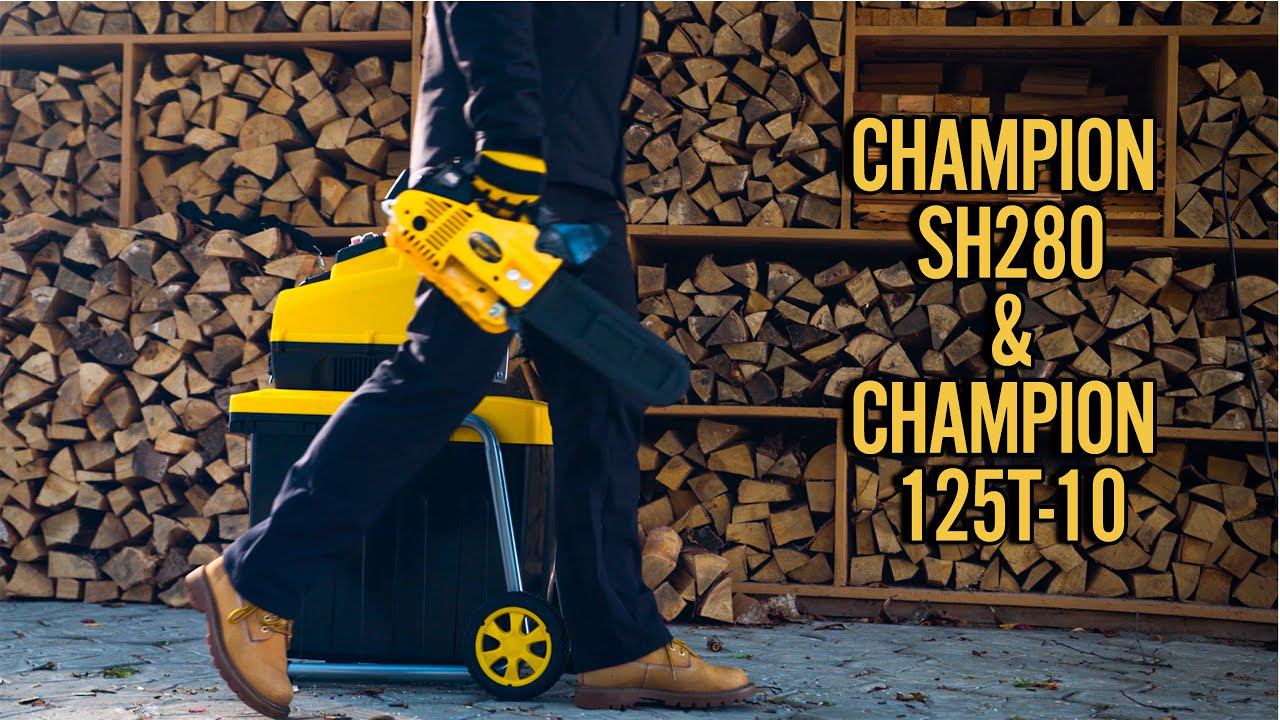 Измельчитель и пила CHAMPION: надежные помощники в борьбе с ветками на вашем участке»