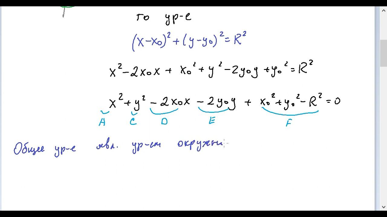 ЛА-9 Кривые второго порядка