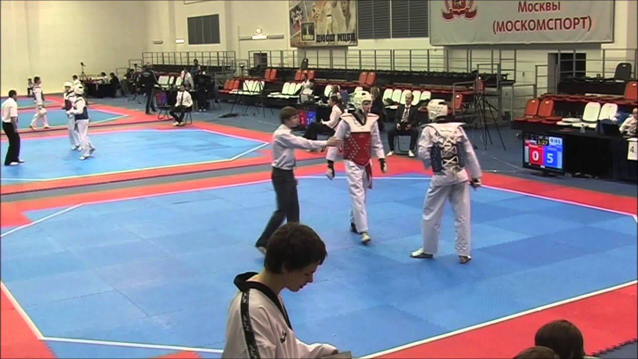 Taekwondo WTF. Первенство Москвы. 28.12.2014 Терехов-Ярных