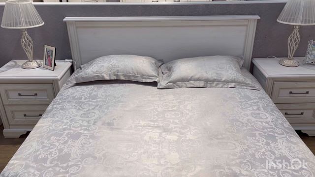 Спальня белая в классическом стиле STYLIUS (Стилиус) лиственница сибирская от БРВ-мебель