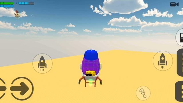 Полетел на тележке