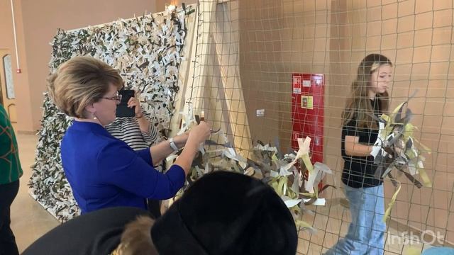 Акция по плетению маскировочных сетей