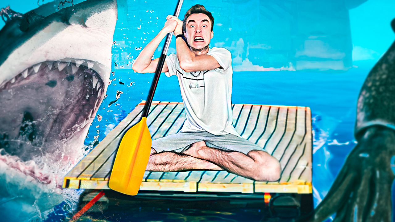 ВЫЖИВАЮ ОДИН В ОКЕАНЕ НА ПЛОТУ ПРОТИВ АКУЛЫ! Прохождение игры Raft - The Final Chapter #1