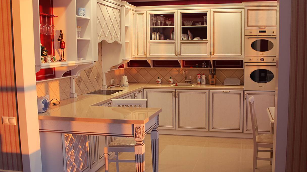 дизайн кухни в классическом стиле Тюмень