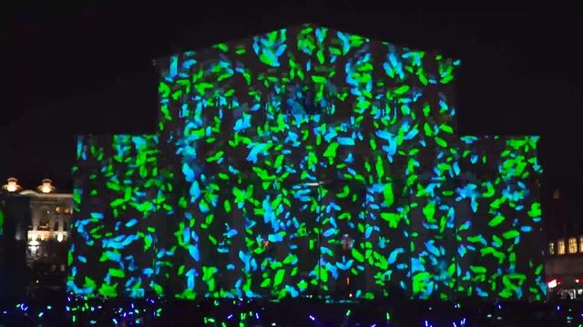 Световое шоу платёжной системы МИР (Театральная площадь)