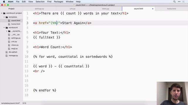 3. Site #1 - Word Counter - 10. Challenge
