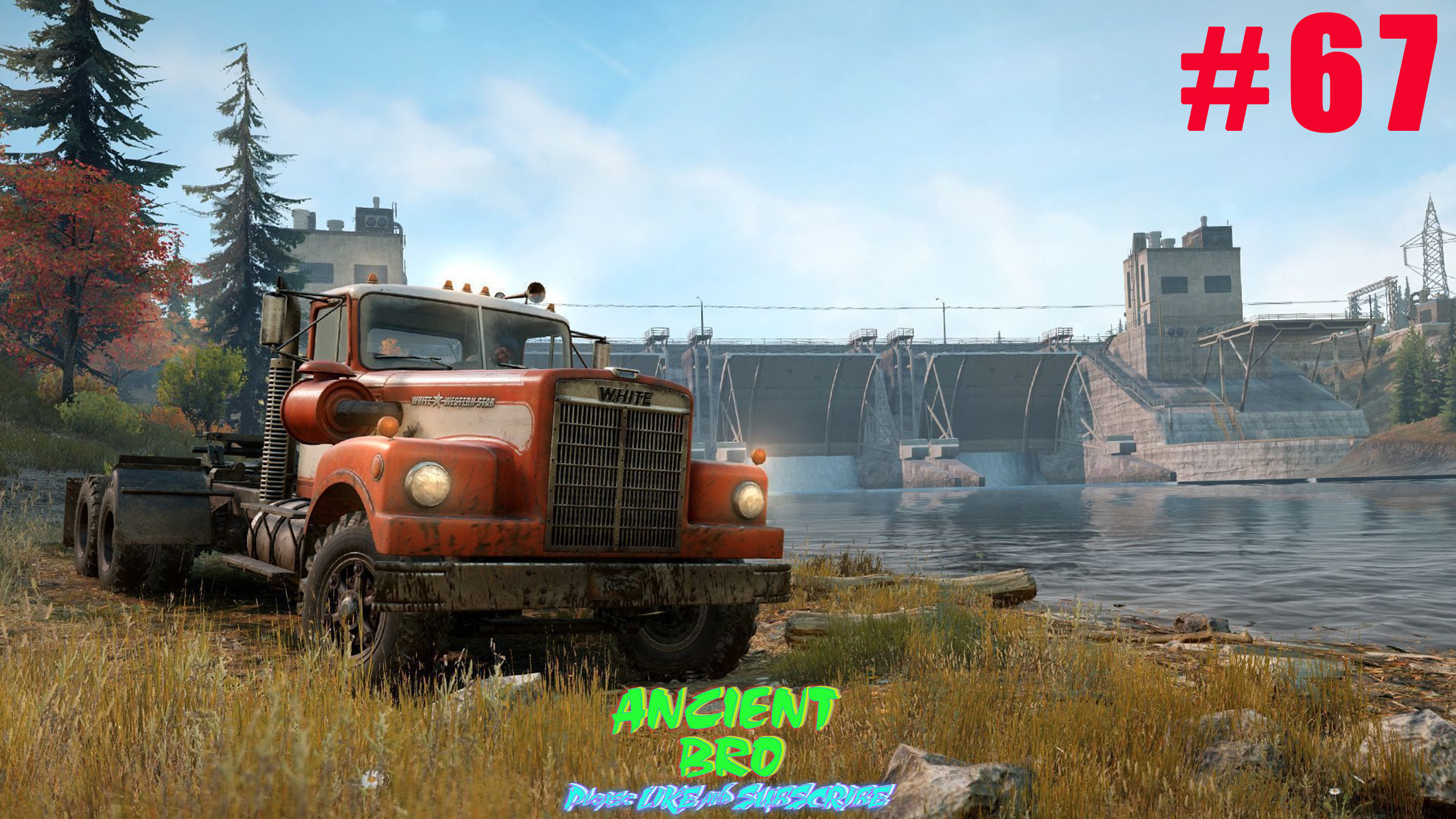 SnowRunner - Мичиган - ОО - #67 - Дайсон дизель - Убираем хлам - везём аккуратно платформу