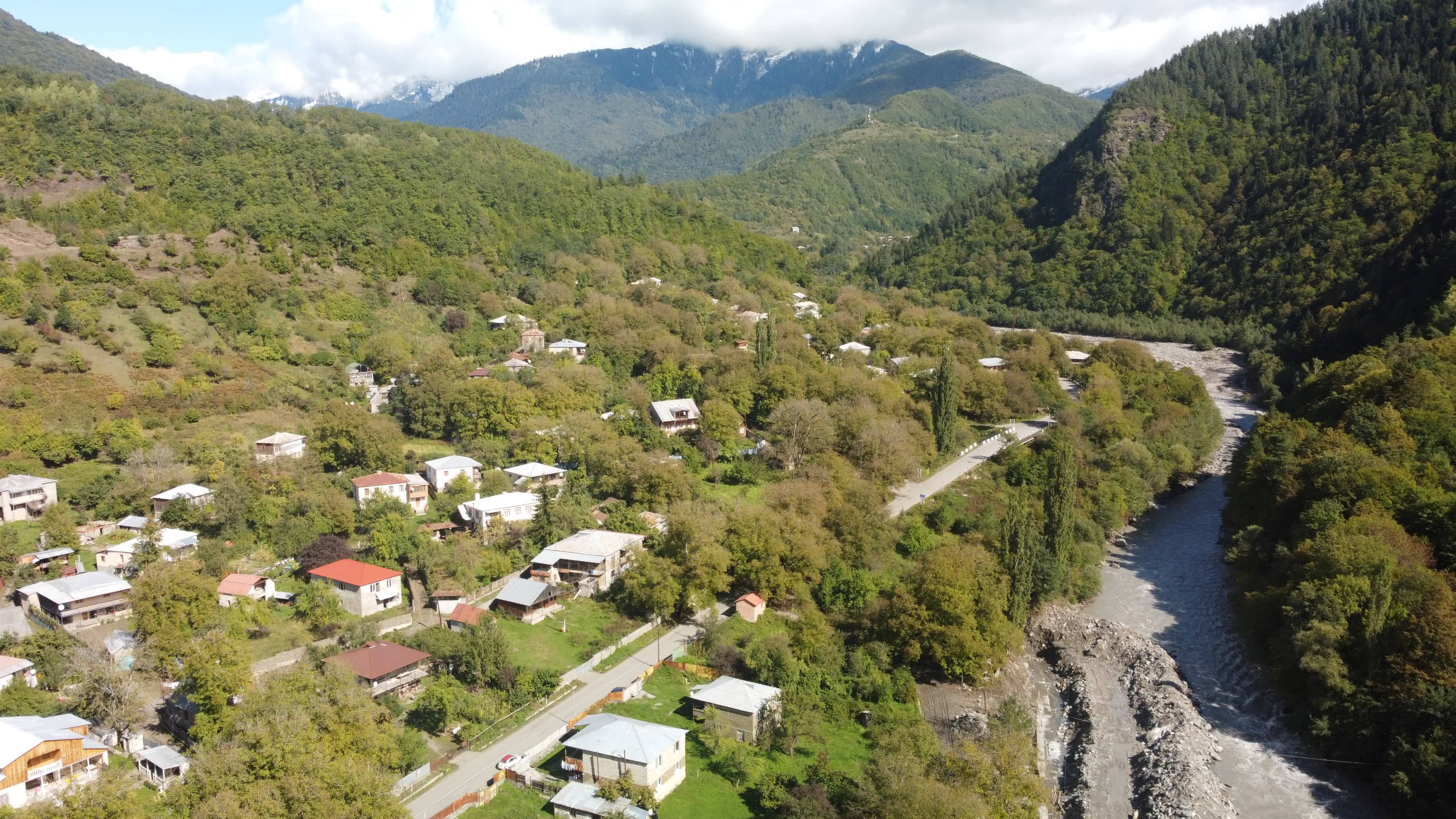 2021, сентябрь, Грузия, р.Риони, 1-й день сплава