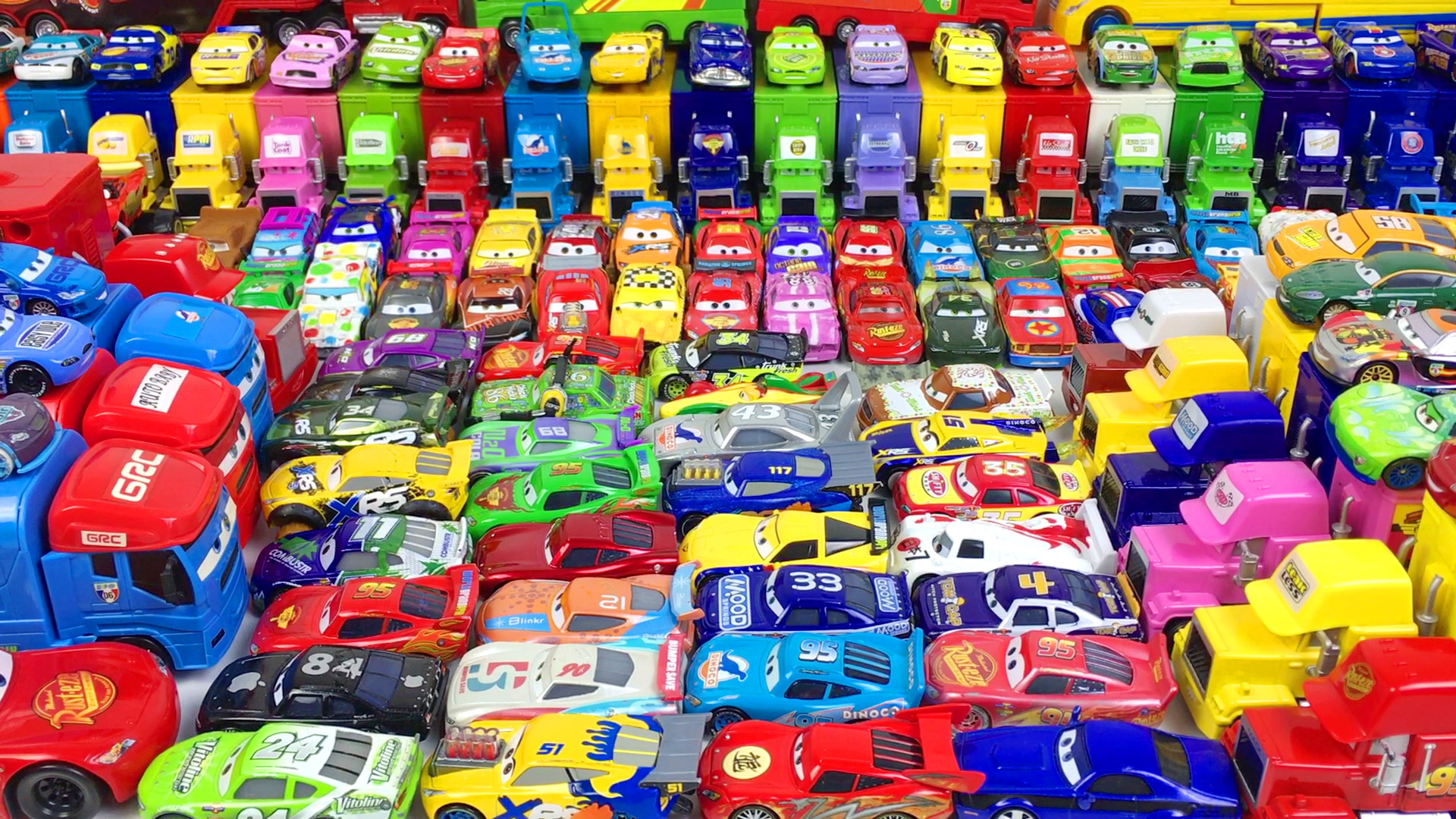 Тачки 100 Машинок из Мультика Молния Маквин и Друзья Игрушки Дисней