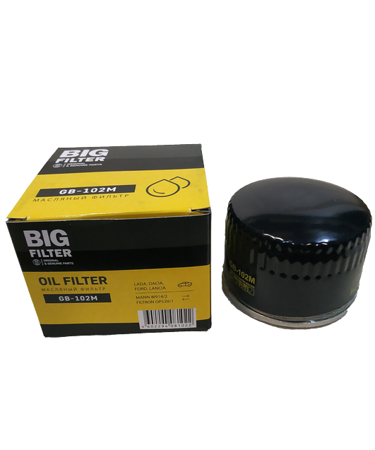 Масляный фильтр автомобиля LADA,Niva,FORD GB 102M. Big oil filter