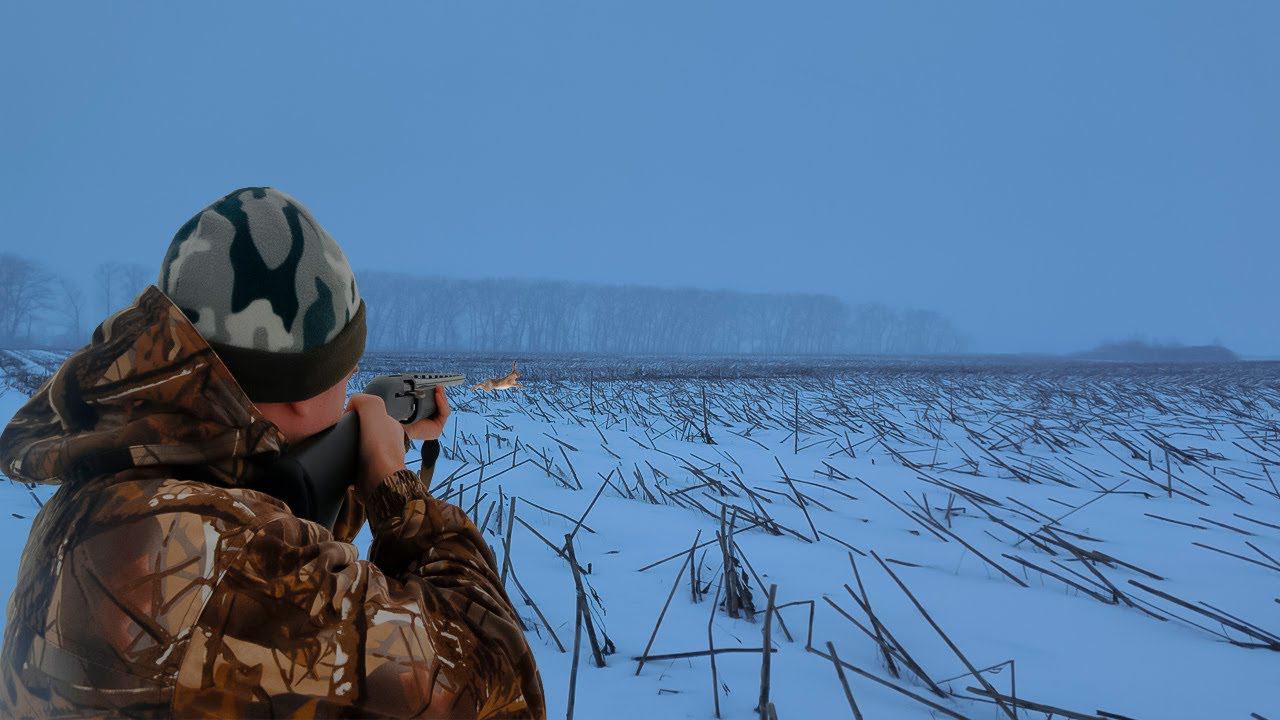 ЗДЕСЬ МНОГО СЛЕДОВ. ОХОТА НА ЗАЙЦА ЗИМОЙ. ТАКОГО Я НЕ ОЖИДАЛ