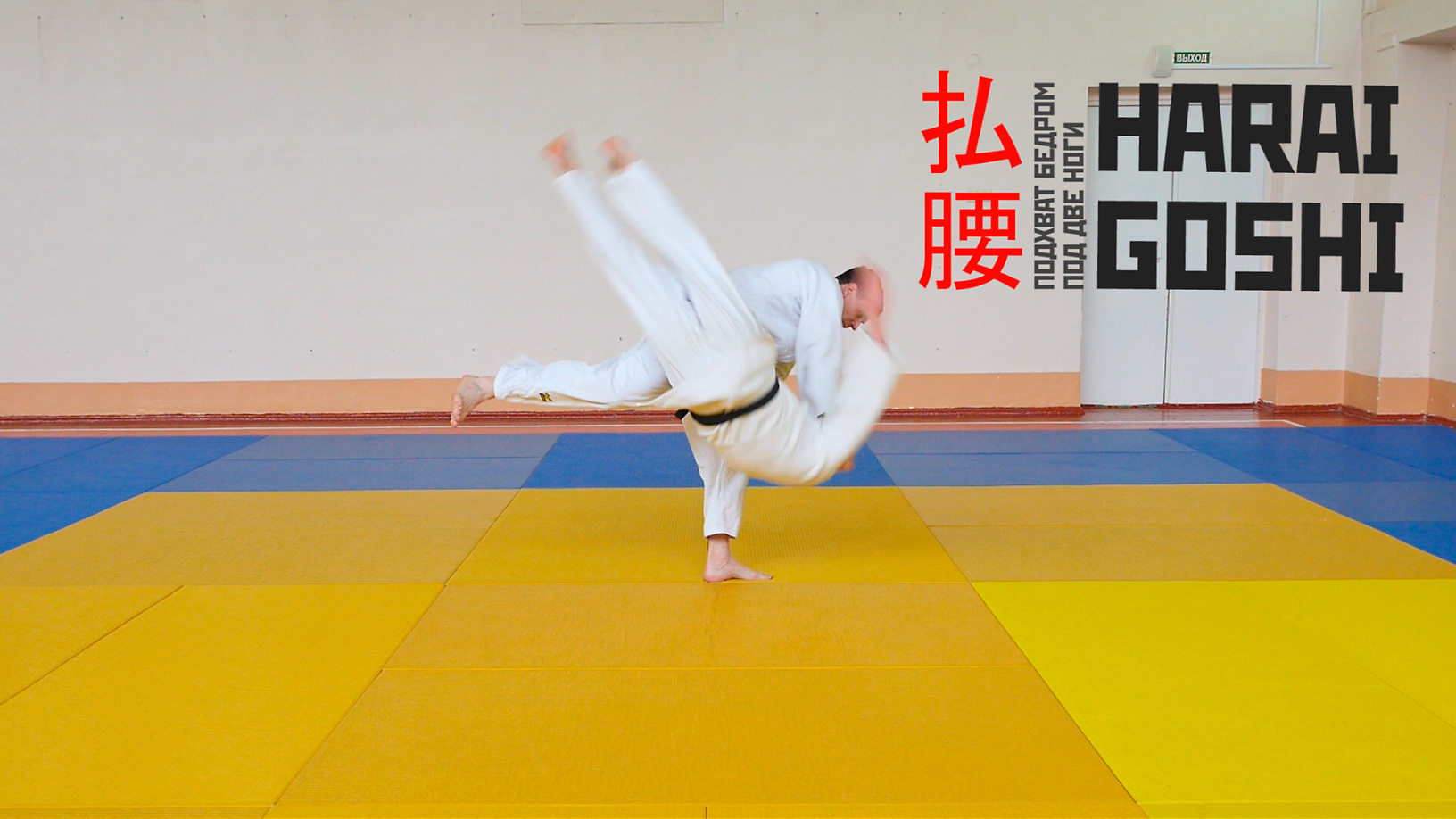 HARAI GOSHI / Подхват бедром под две ноги / 払腰