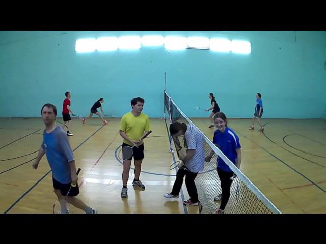 Тренировка по бадминтону МИФИ