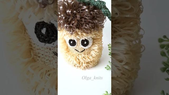 Мочалка "Жёлудь"