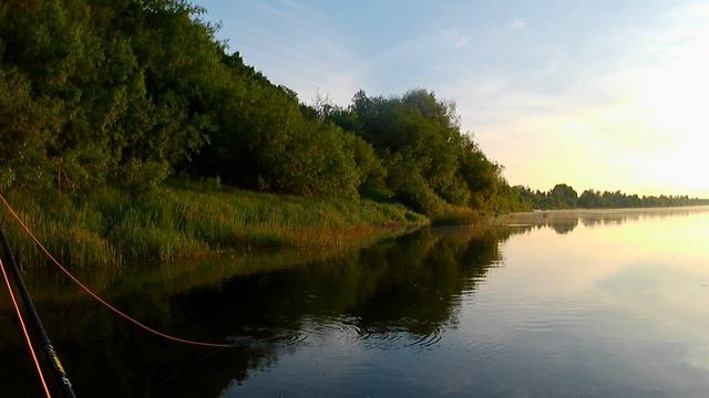 нахлыст впервые. рыбалка на реке Вятка.mp4
