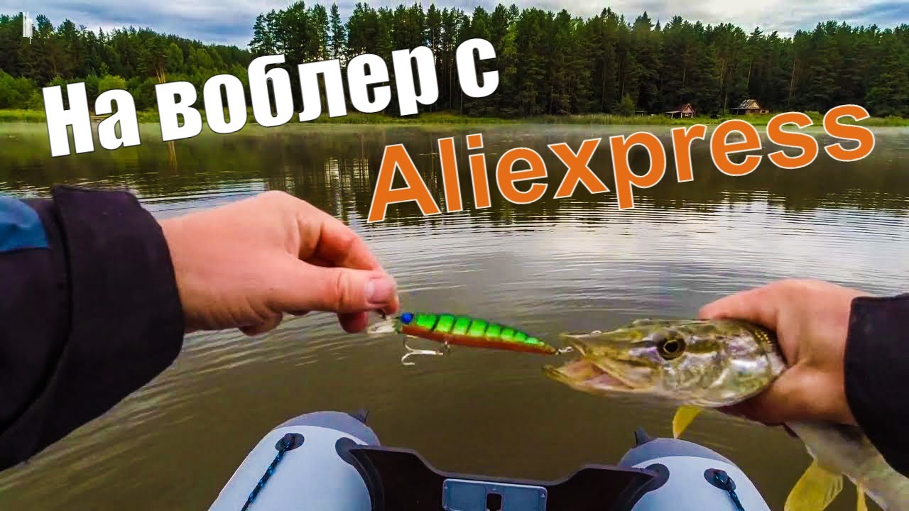 Щука на воблер с Aliexpress на платном пруду в деревне Бёрдешево | Купил лодку BOATSMAN BT320A