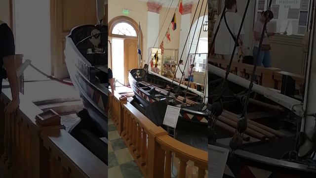 Копия "Дедушки Русского Флота". В Петропавловской крепости