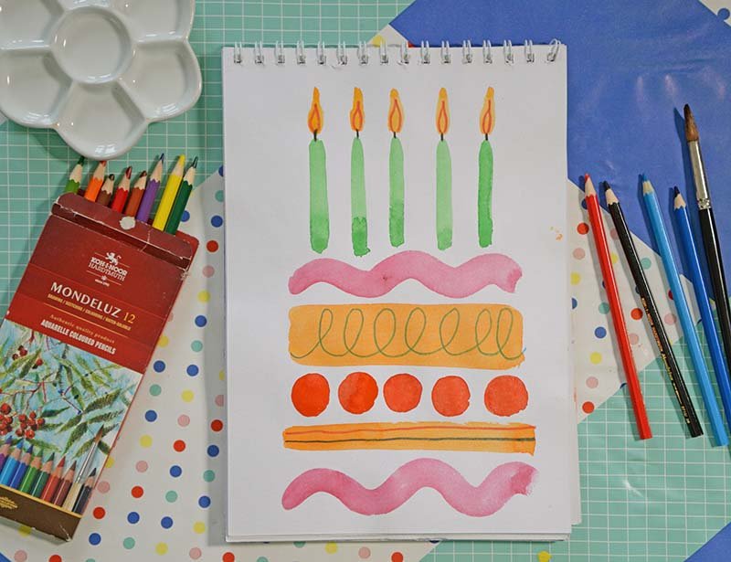 Видеоурок по рисованию для деток 3+, очень простое задание.