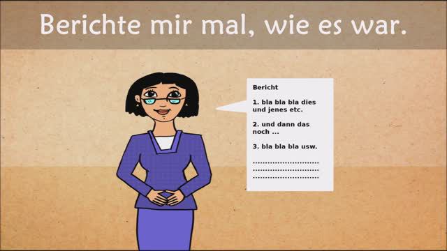Deutsche Verben: sprechen, sagen, reden & mehr - German verbs: speak, talk, say & many more (A2/B1)