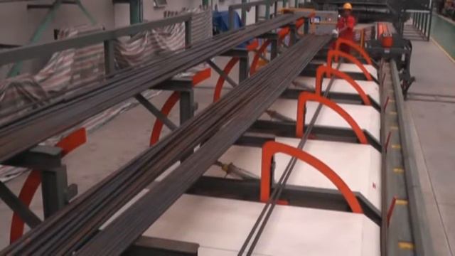 Линия резки мерной арматуры TJK MACHINERY модель GJW0816