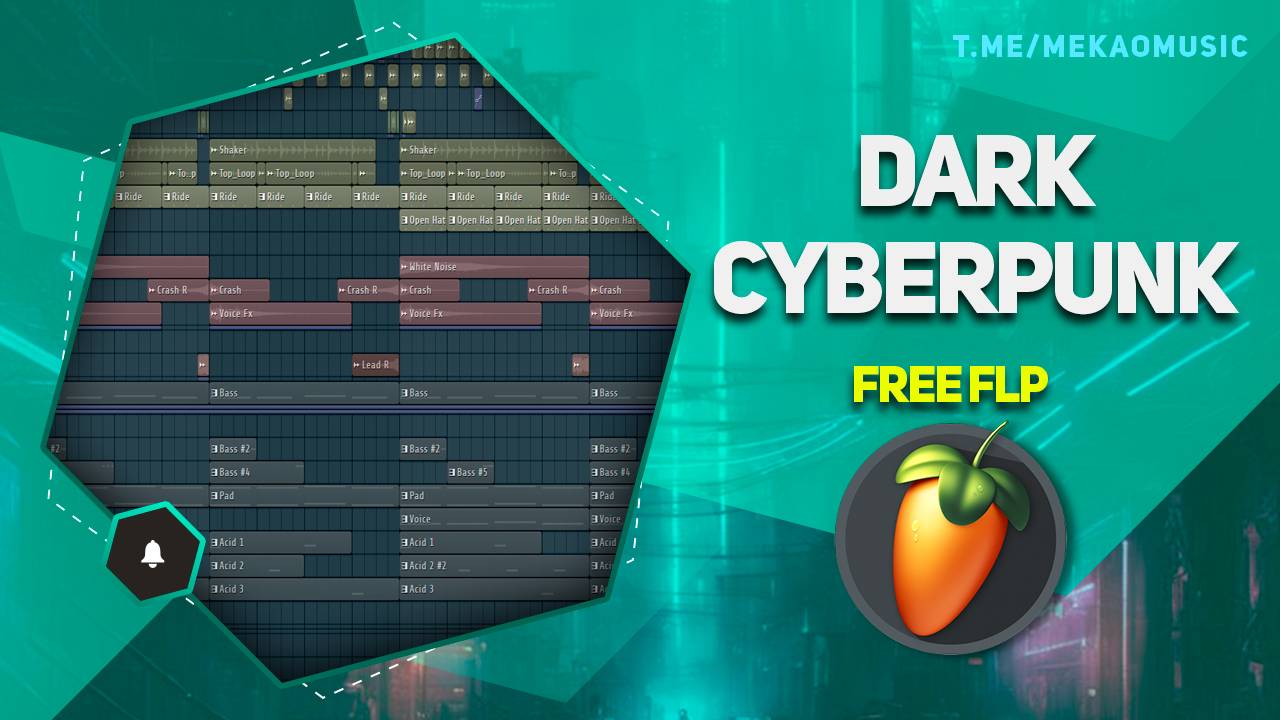 Dark  Music в FL Studio 20 (+FREE FLP/Бесплатный FLP)