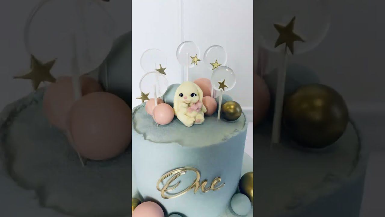 Торт "Зайка" #торт #торты #кондитер #тортик #праздник #крембисквит #cake