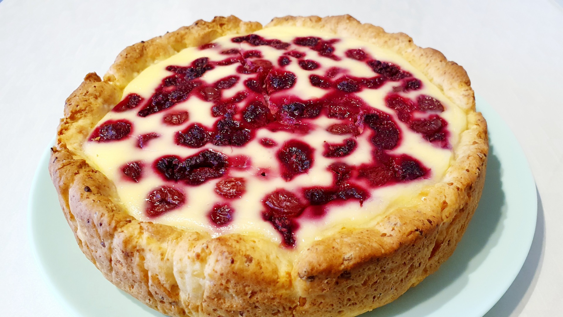 Пирог с Ягодами! Творожное Тесто, Нежная Начинка и Сочные Ягоды!