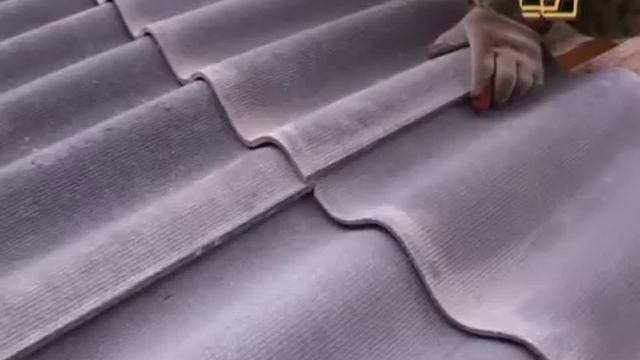 074 Неопасный асбест и кровля из шифера. Необычный каркасный дом.