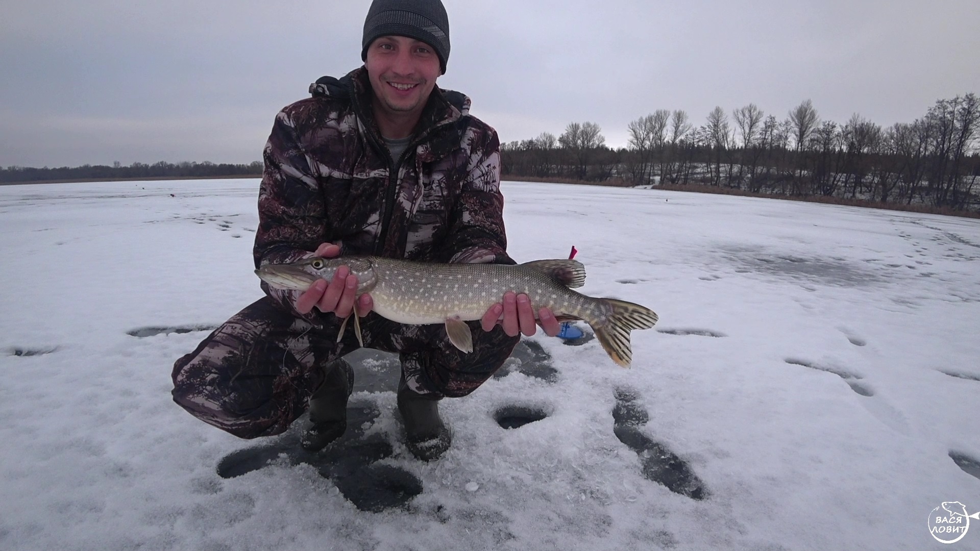 Рыбалка удалась. Ловля щуки на жерлицы в январе (08.01.2021)