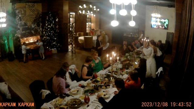 Свадьба Чарли и Гали в ресторане