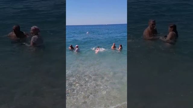 Дорога к морю на авто. Заехали на пляж в селе Агой