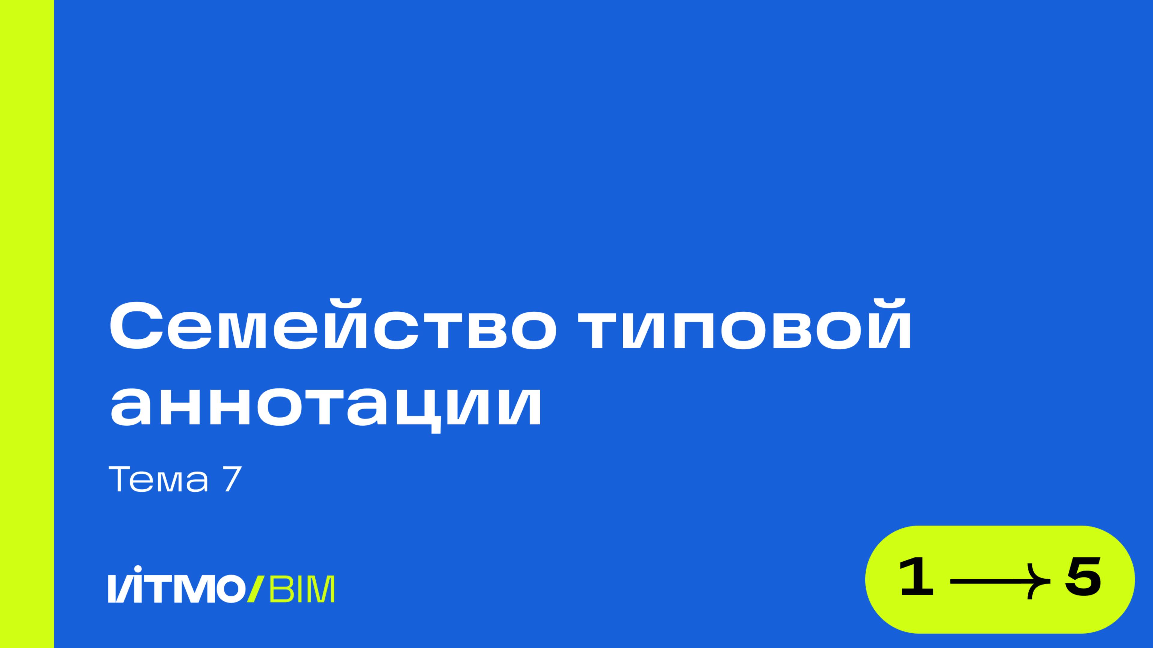 Занятие 7.1 Семейство типовой аннотации