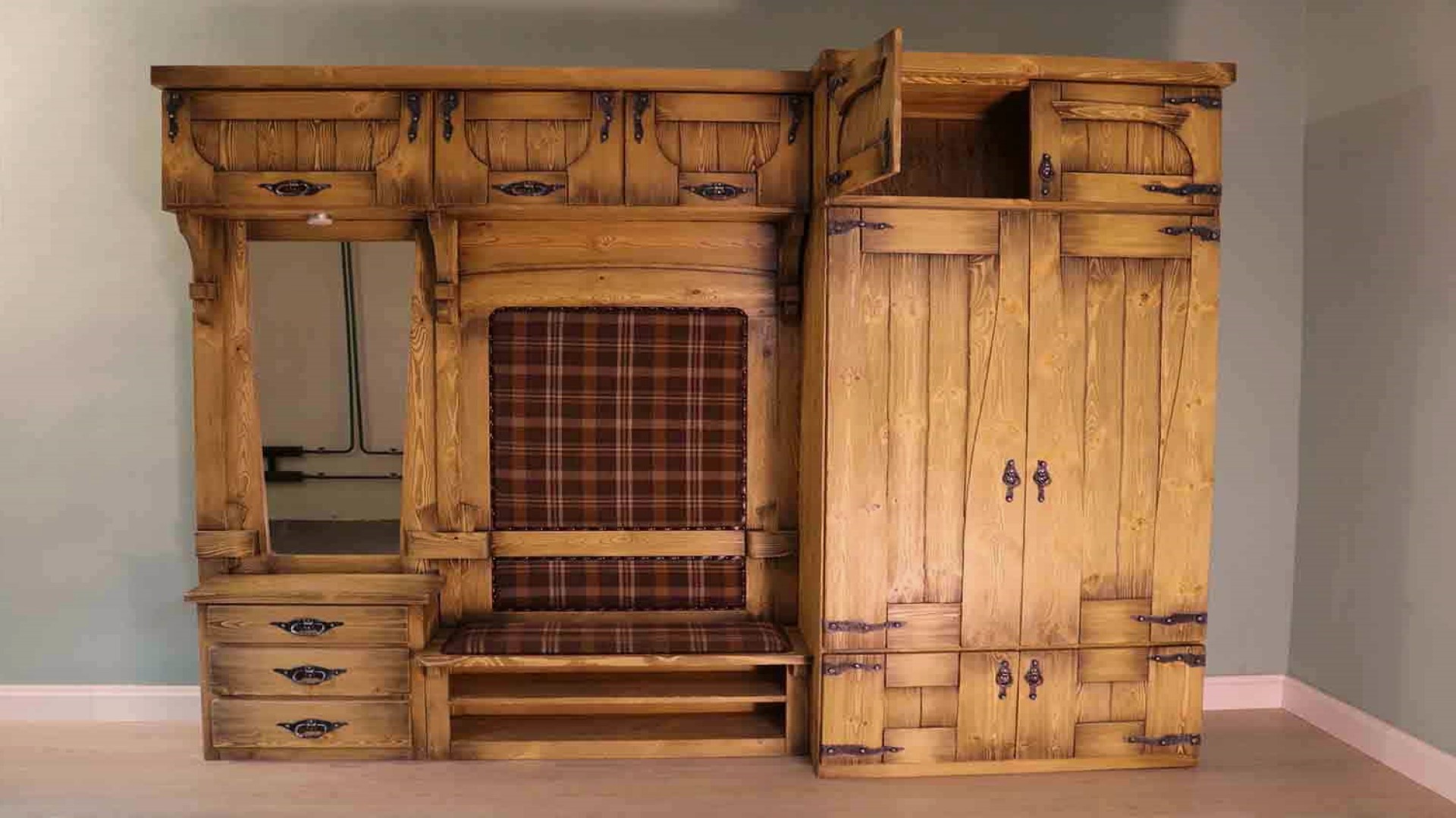 дизайн интерьера прихожая под старину