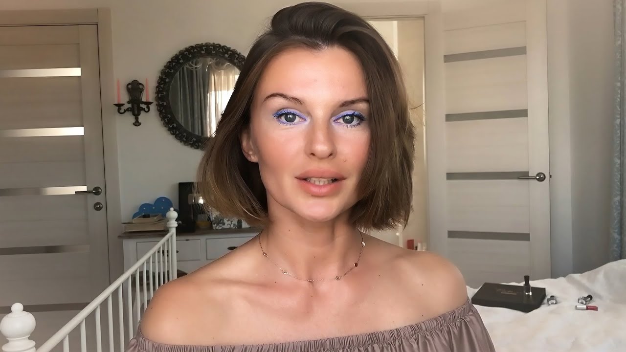 ЛЕТНИЙ  МАКИЯЖ ГЛАЗ в ультрамариновом цвете (KatyaWorld)