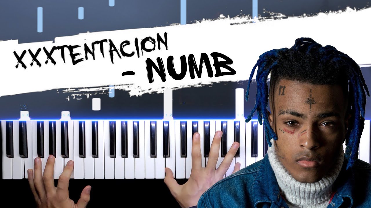 XXXTentacion - Numb ? Piano lyrics cover by musicman / НОТЫ + MIDI / Разбор на пианино