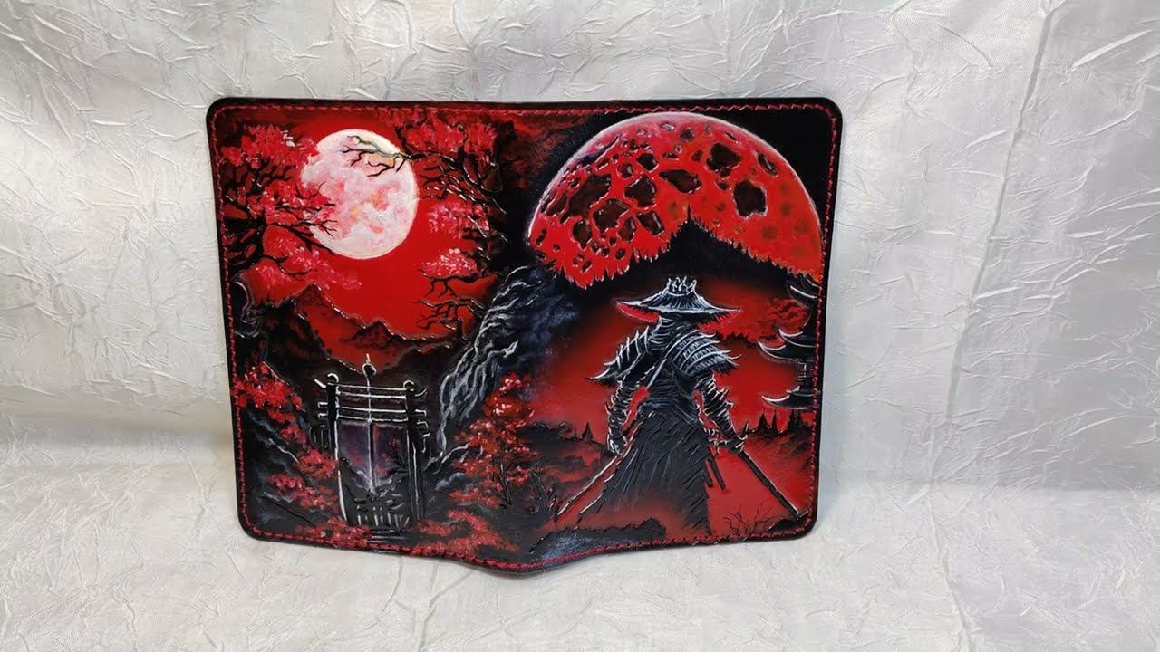 Документница мужская для документов. Изделия из кожи. СКСтиль. Видео обзор документницы: Самурай.