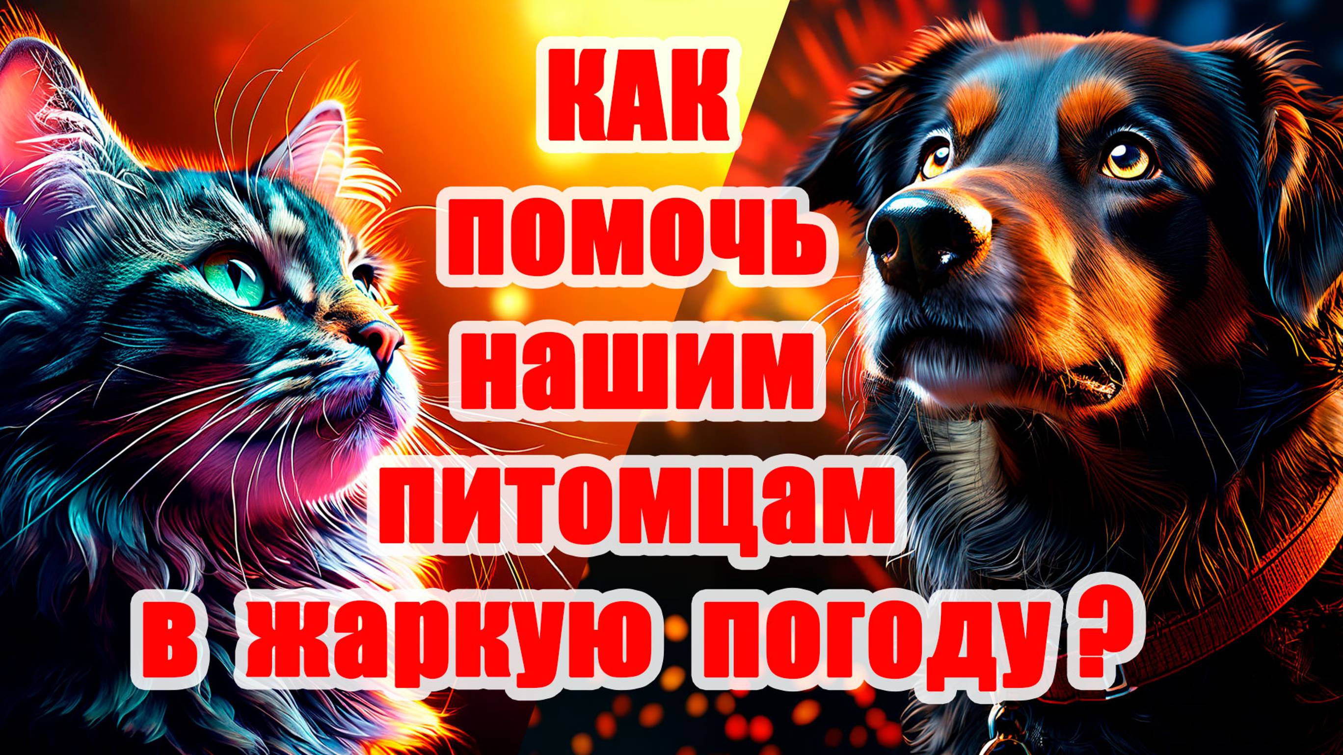 Как помочь нашим питомцам перенести жару?