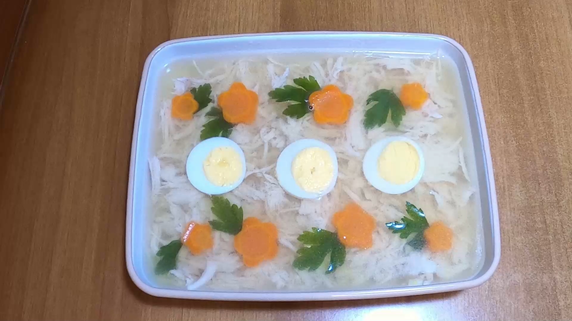 Заливное из курицы. Нежное, вкусное. Для ужина и праздника