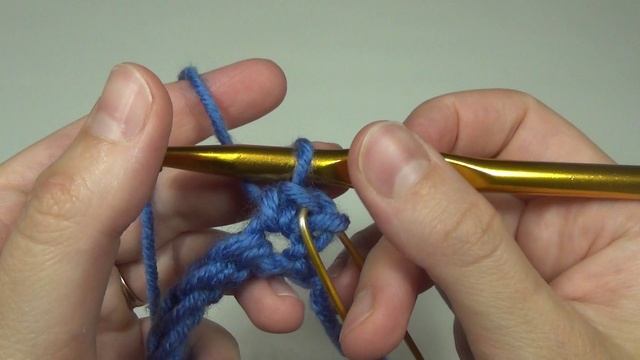 Урок 5.1 ПРАВАЯ РУКА. Столбики без накида - несколько рядов. Вязание крючком не глядя