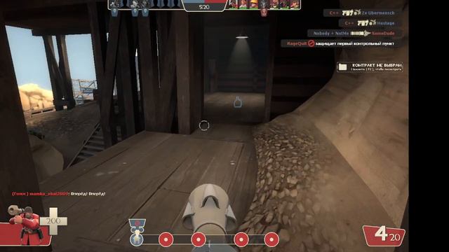 залетел в тф2 на "коренном" американце